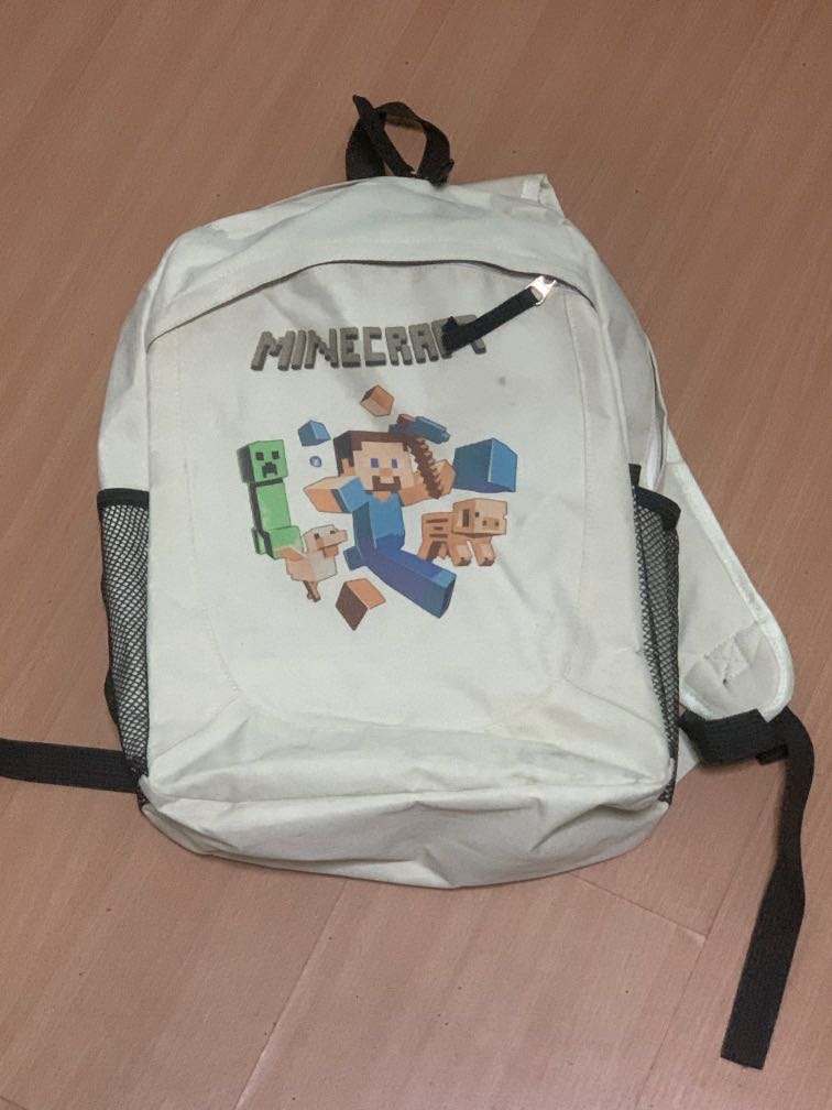 minecraft bagpack, Men's Fashion, Bags, Backpacks on Carousell