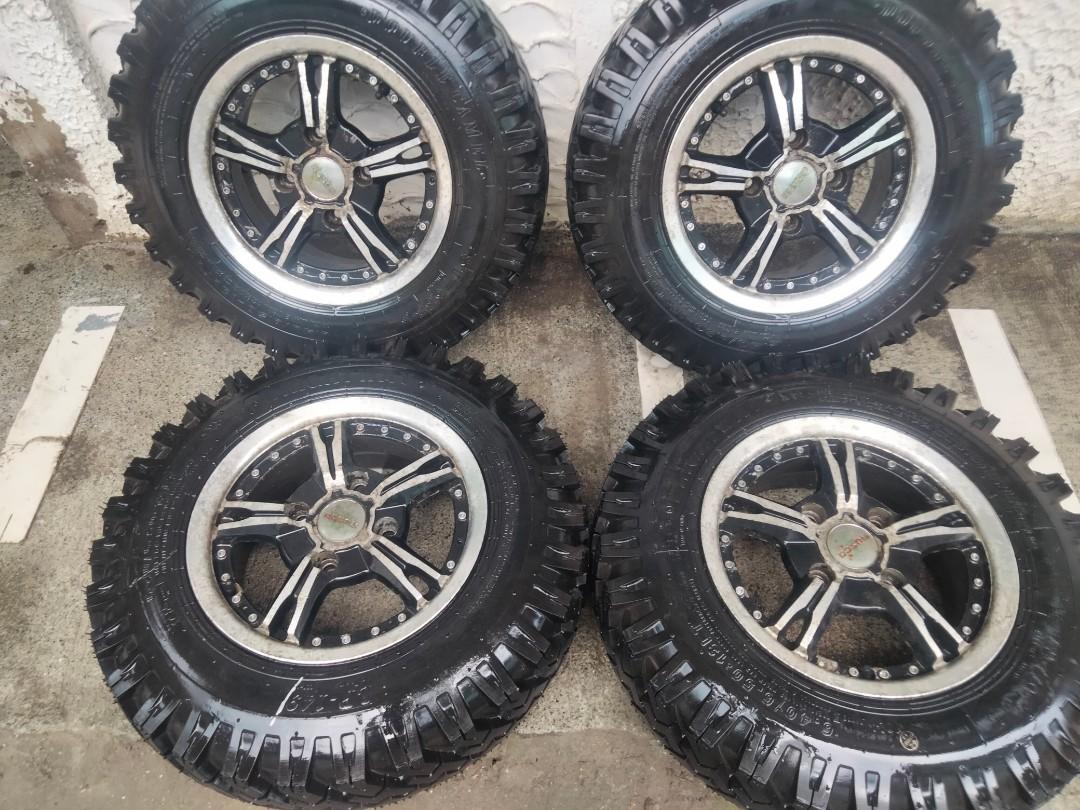 Multicab tires and mags, Car Parts & Accessories, Mags and Tires on ...