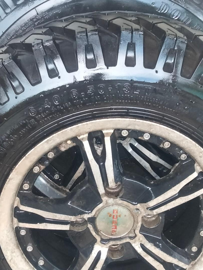 Multicab tires and mags, Car Parts & Accessories, Mags and Tires on ...