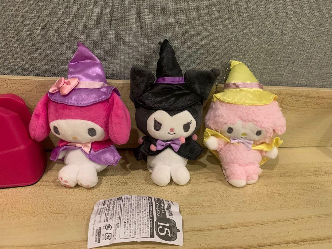 My Melody Kuromi Piano Sweet Witch Mascots Bundle, Hobbies & Toys, Toys & Games on Carousell