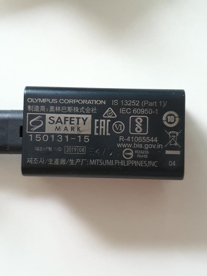 Original Olympus AC Adapter F-5AC-2 for Olympus TG5 & TG6, Photography ...