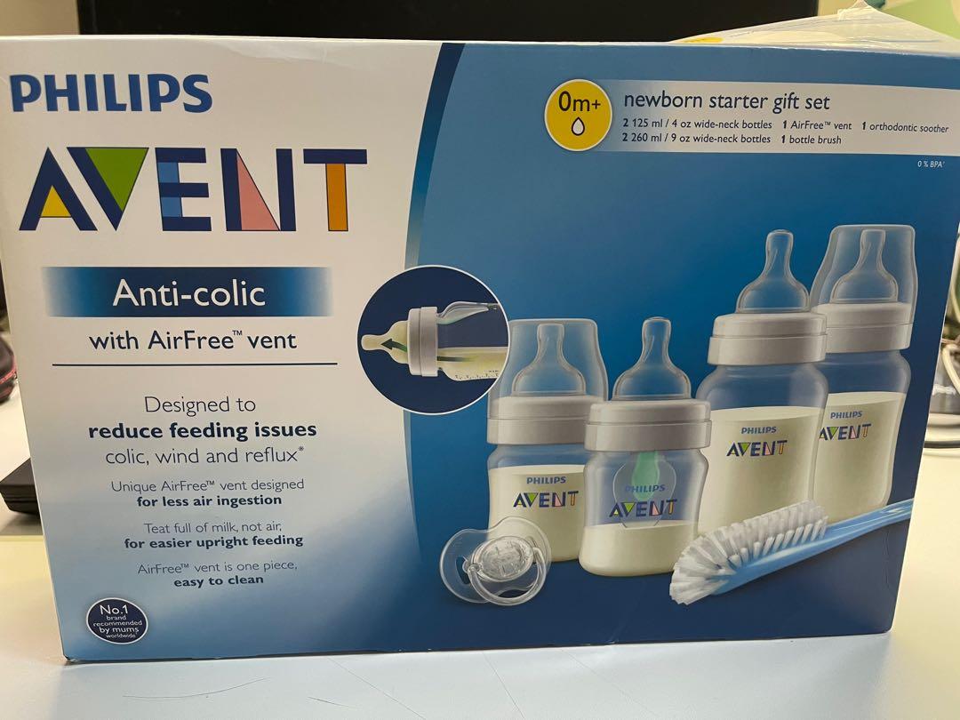 Philips Avent Anti-colic with AirFree vent set, Babies & Kids, Nursing ...