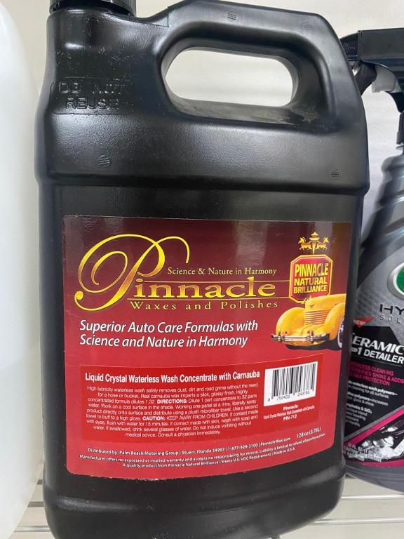 Pinnacle Liquid Crystal Waterless Wash Concentrate, Car Accessories ...