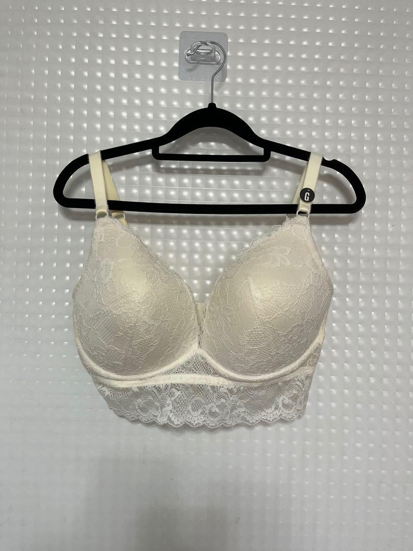 Plus Size White Lace Bralette 38f Womens Fashion New Undergarments