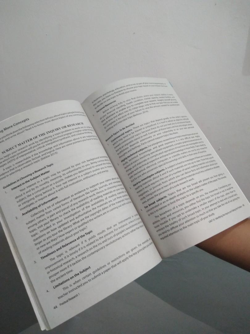 Practical Research 1 Second edition Edition by Esther L. Baraceros PhD ...