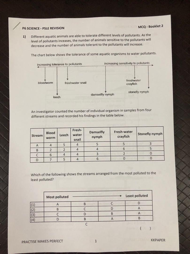 PSLE Science 1000 MCQ (2018-2020), Hobbies & Toys, Books & Magazines ...