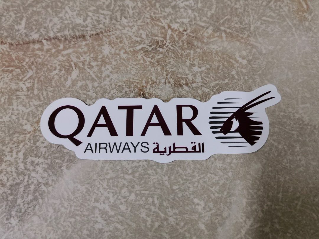 Qatar Airways sticker, Hobbies & Toys, Collectibles & Memorabilia ...