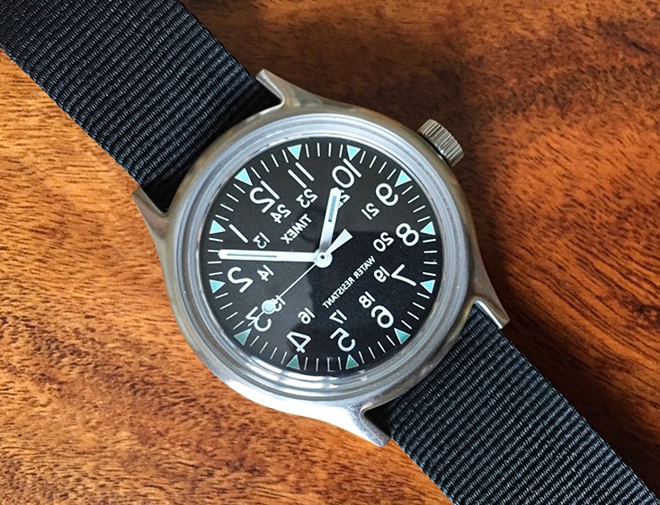 Rare Timex Reverse Dial watch, Luxury, Watches on Carousell