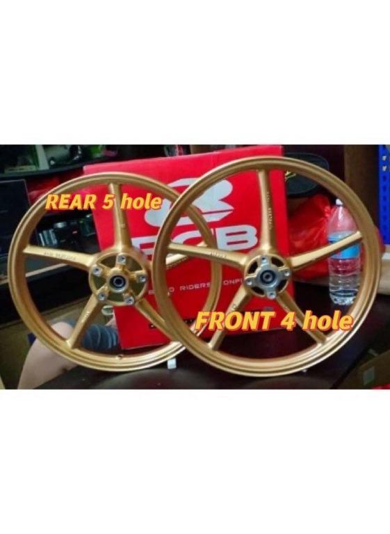 RCB Racing Boy Sniper 150 Y15 V1&V2 RCB SP522 Sport Rim1.60/1.60 x17 ...