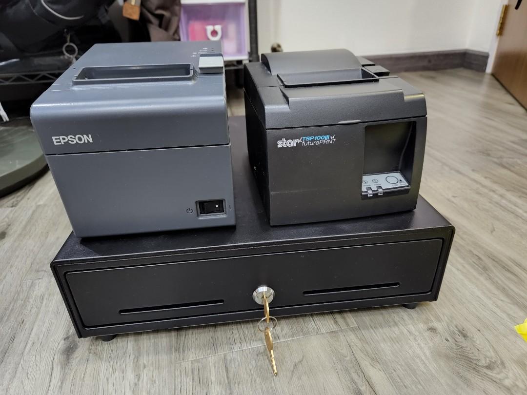 Receipt Thermal Printer / Kitchen Printer / Casher Machine Set ...