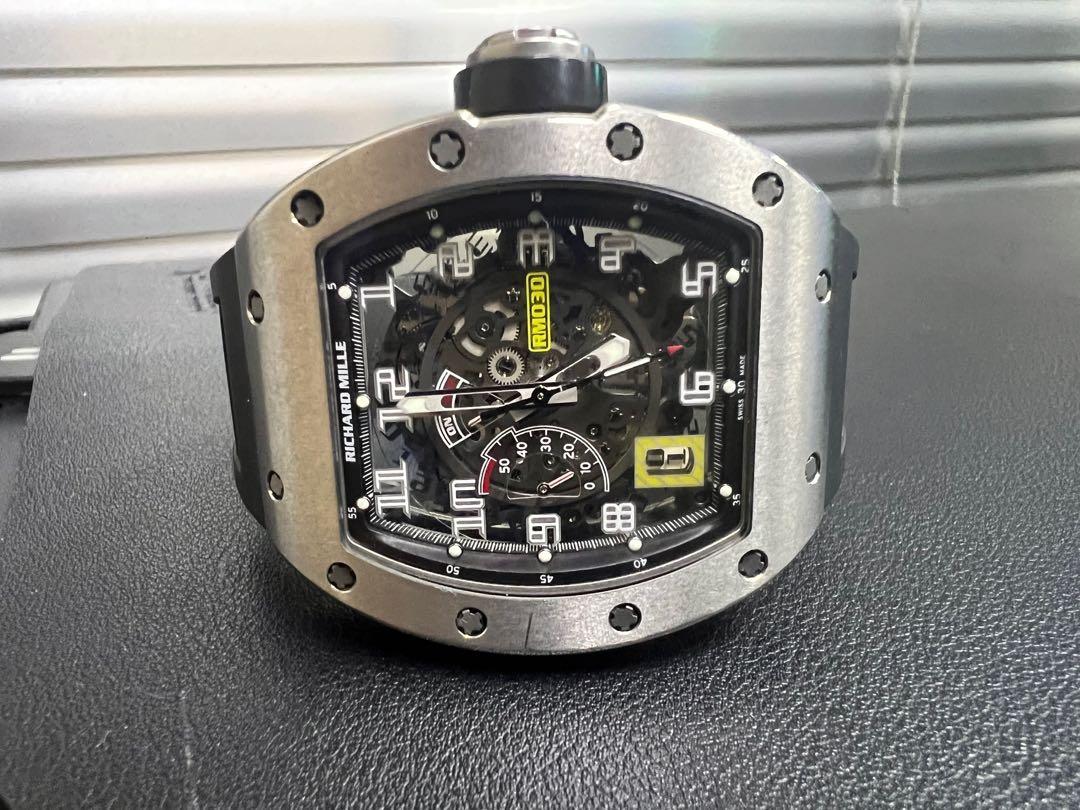 Richard Mille Rm30 skeleton dial Titanium, Luxury, Watches on Carousell