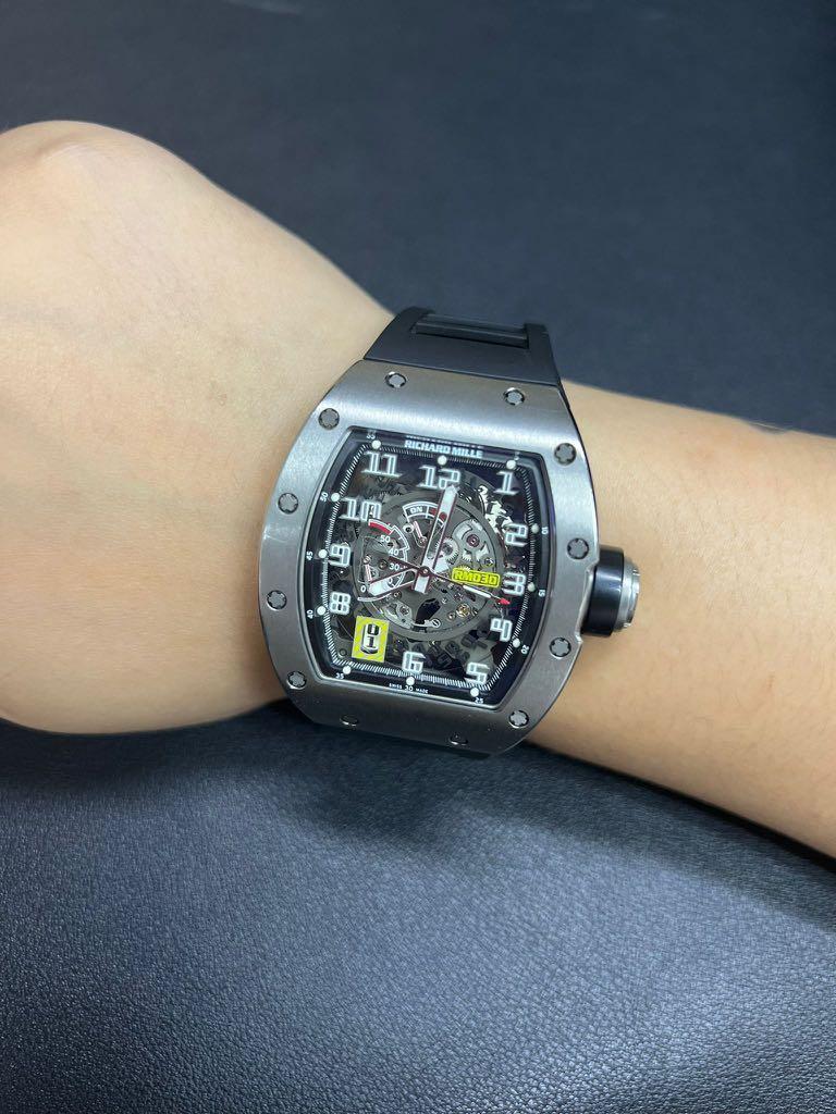 Richard Mille Rm30 skeleton dial Titanium, Luxury, Watches on Carousell