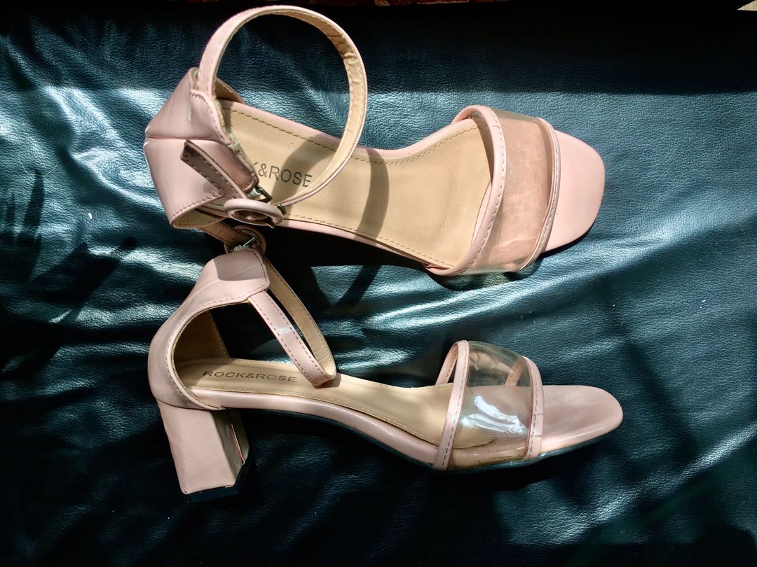 Rose Pink Heels, Women's Fashion, Footwear, Heels on Carousell