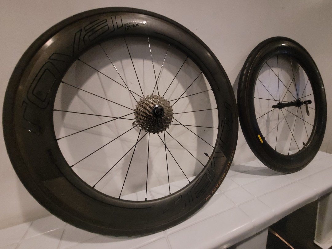 Roval clx 64 wheelset with 34x11 dura ace cogs, Sports Equipment ...