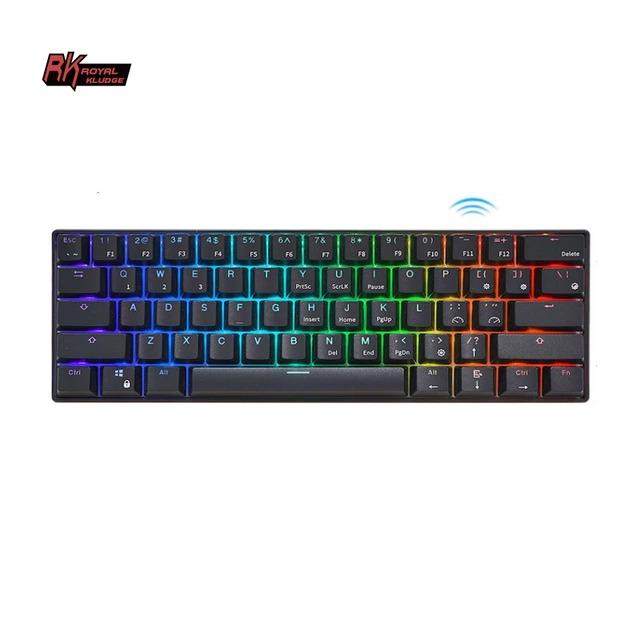 Royal Kludge RK61 RK71 RKG68 RK68 Plus RK871 RK84 RK87 RK100 Hotswap Wired Wireless Bluetooth ...