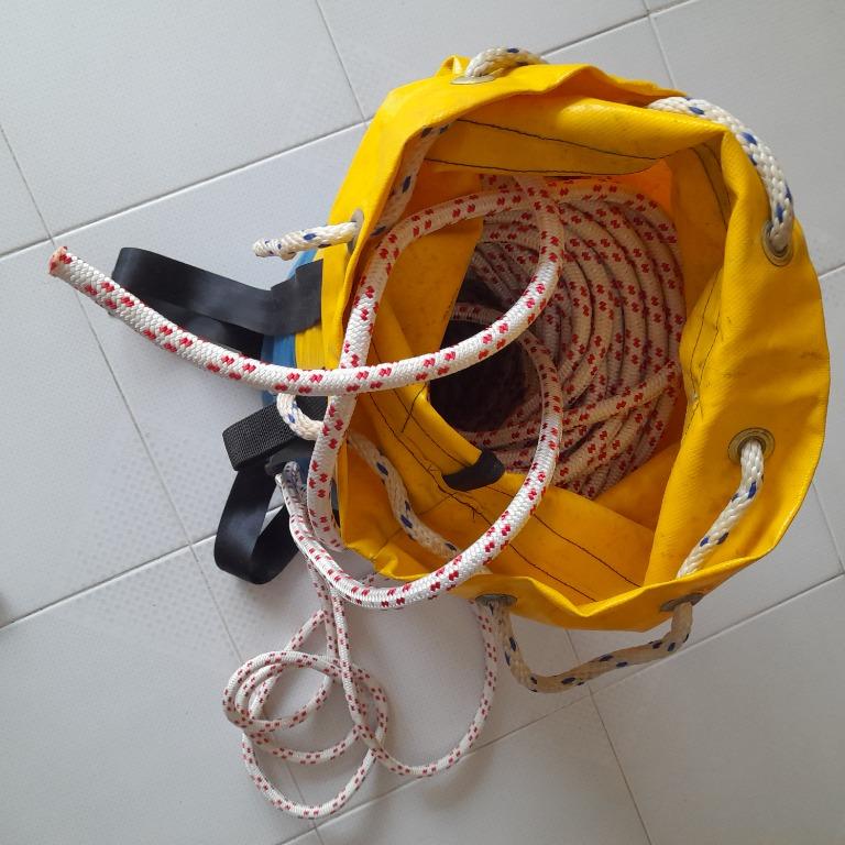 Safety descent/climbing rope with accessories., Everything Else on ...