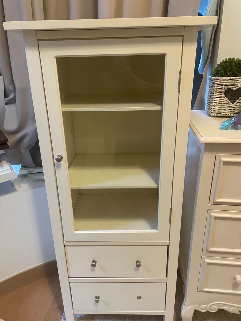 Small White Display Unit, Furniture & Home Living, Furniture, Shelves ...