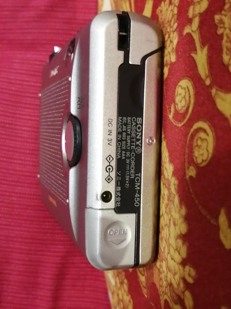 SONY TCM-450 RECORDABLE WALKMAN, 音響器材, 耳機 - Carousell