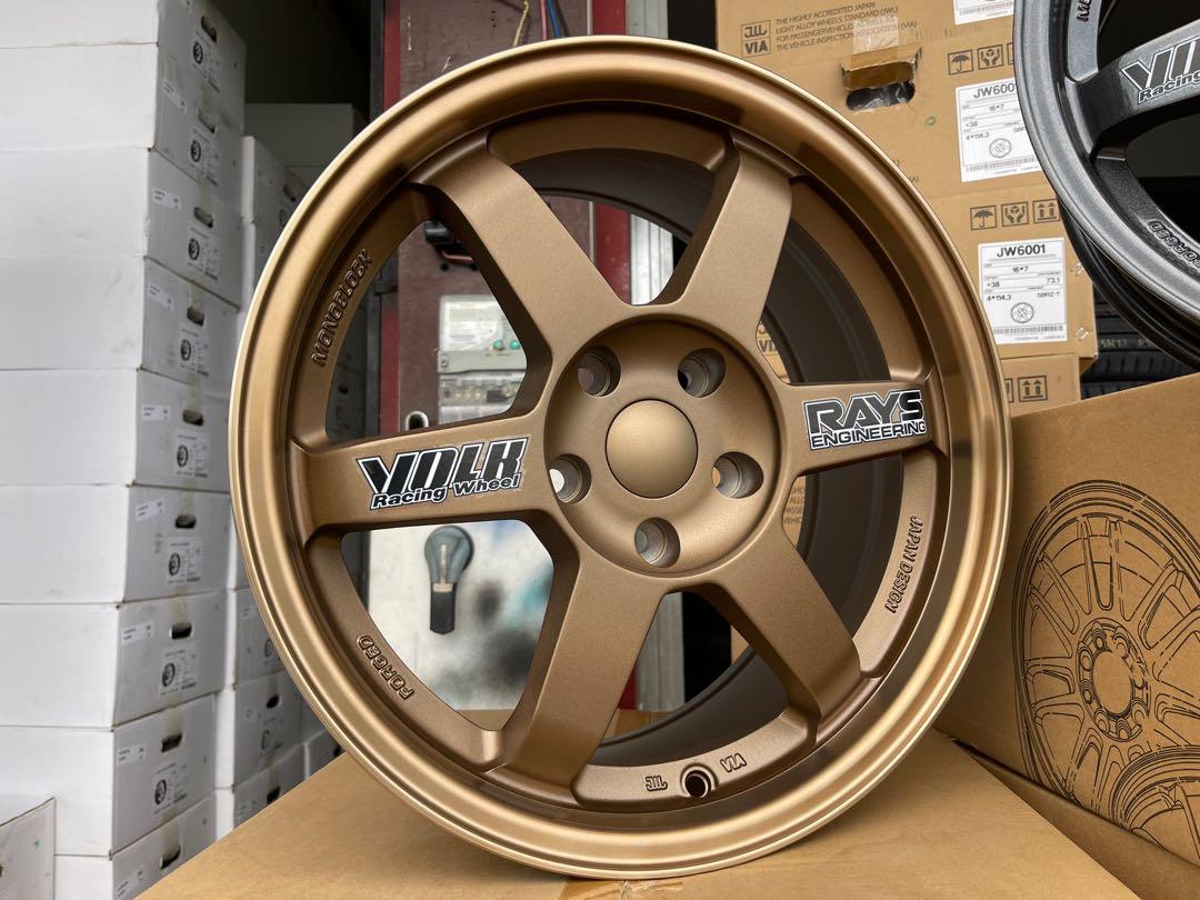 Sport rim baru 17 inch TE37 FLOW FOMN civic lancer Odssey estima, Auto ...