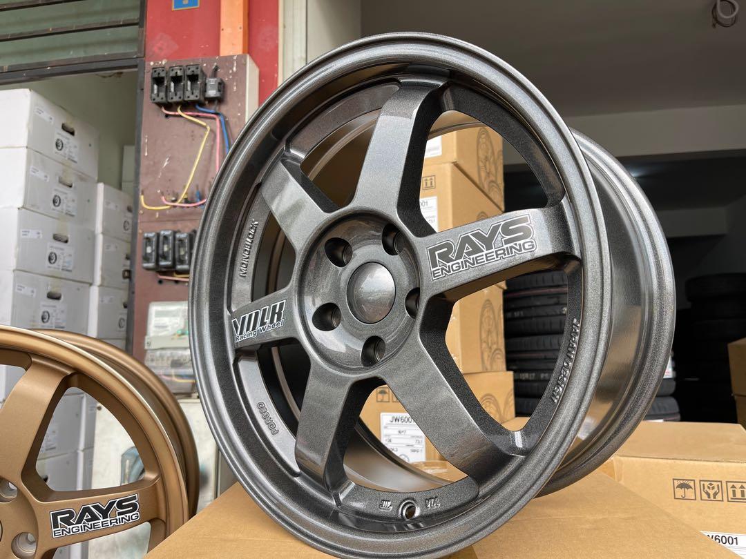 Sport rim baru 17 inch TE37 FLOW FOMN civic lancer Odssey estima, Auto ...