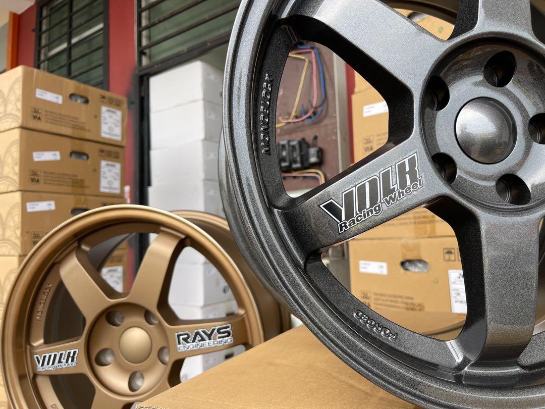 Sport rim baru 17 inch TE37 FLOW FOMN civic lancer Odssey estima, Auto ...