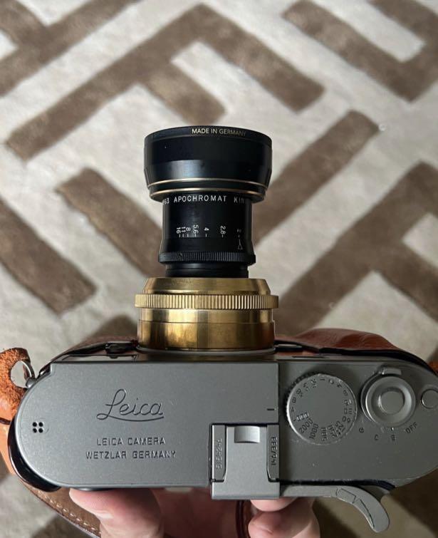 Super rare kinoptik paris 50mm f2 apo m mount brass, Photography, Lens ...