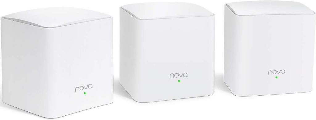 Tenda Nova WiFi Mesh Mesh Dual Band Gigabit AC1200 Router for 3500 sqft ...