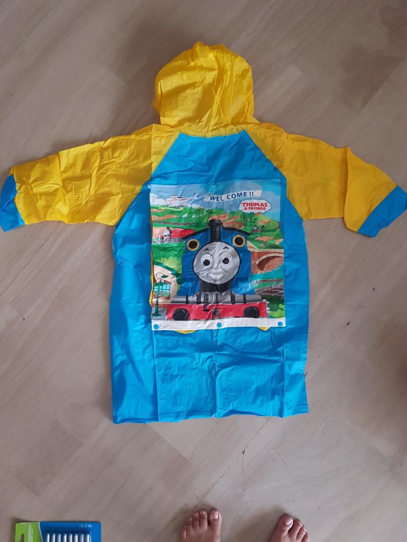 Thomas train rain coat, Babies & Kids, Babies & Kids Fashion on Carousell