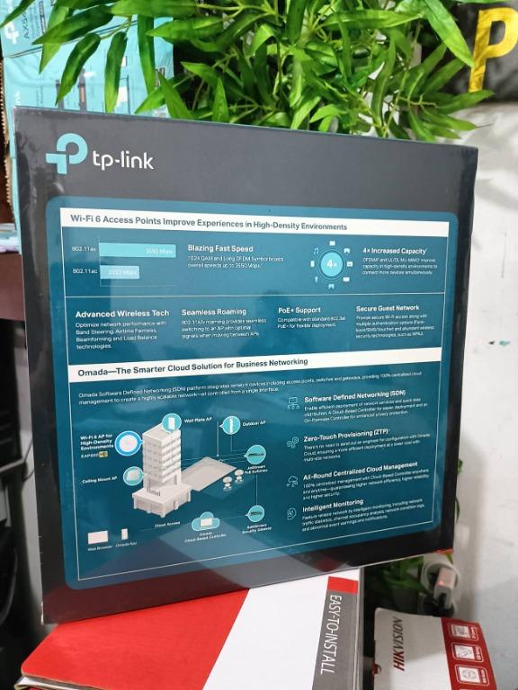 TP-LINK EAP-660 HD AX3600 Ceiling Mount WIFI 6 Dual-Band Multi-Gigabit ...