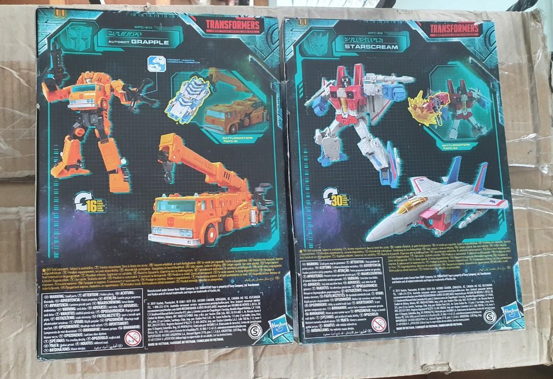 Transformers Earthrise Grapple & Starscream MISB, Hobbies & Toys, Toys & Games on Carousell