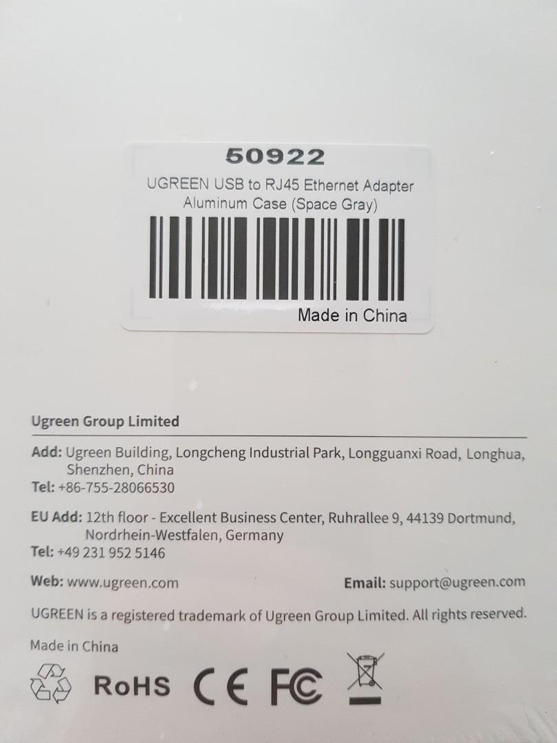 Ugreen Ethernet Adapter, Computers & Tech, Parts & Accessories, Cables ...