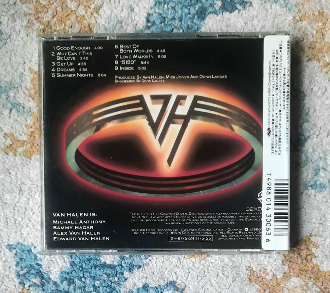 Van Halen - 5150 CD, Hobbies & Toys, Music & Media, CDs & DVDs on Carousell