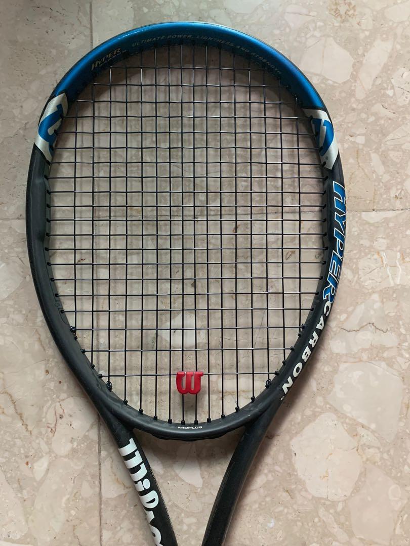 Wilson HyperHammer HyperCarbon 4.3 G4 1/4, Sports Equipment, Sports ...