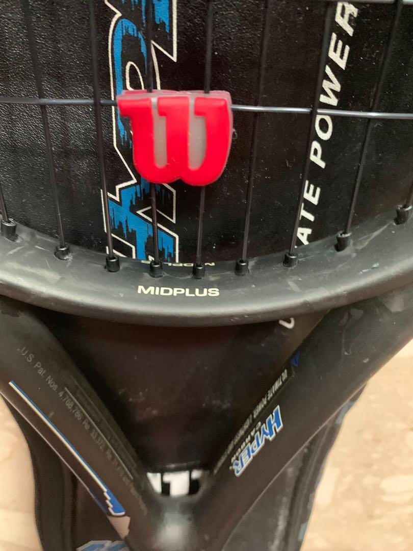 Wilson HyperHammer HyperCarbon 4.3 G4 1/4, Sports Equipment, Sports ...