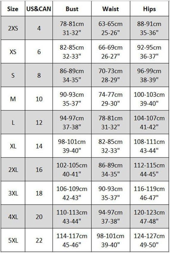 Women Size Chart Reference 女裝 內衣和休閒服 Carousell