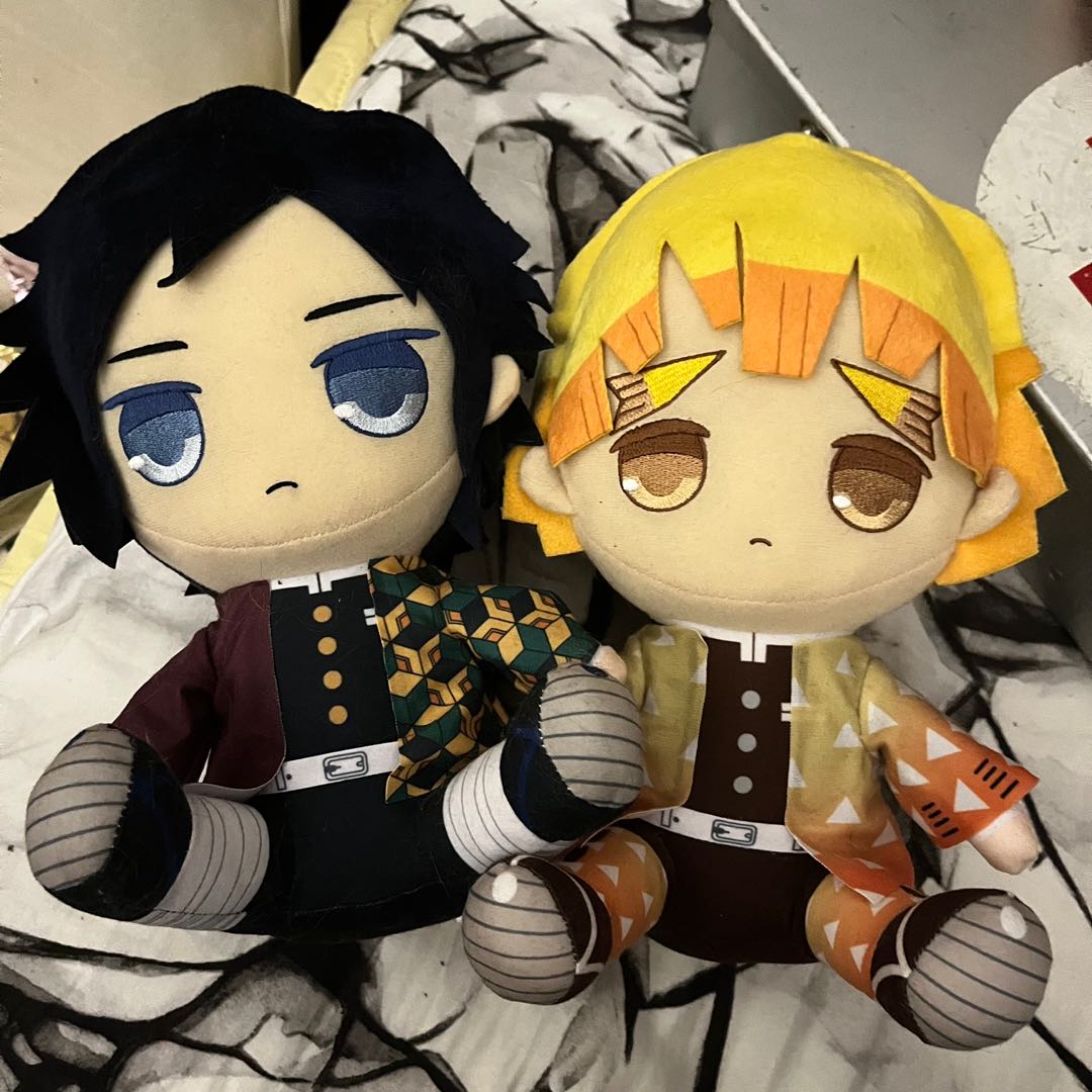 [WTS] Giyuu and Zenitsu Plushies, Hobbies & Toys, Memorabilia ...