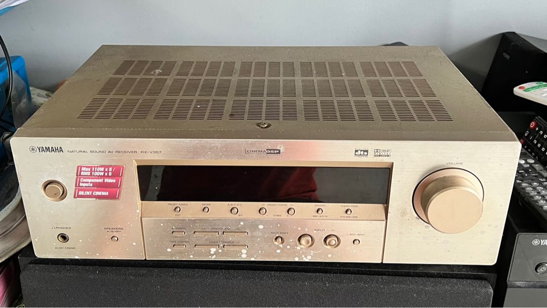 Yamaha natural sound Av receiver amplifier RX-V357, TV & Home ...