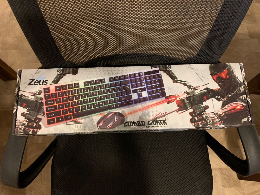 Zeus K001 Gaming Keyboard and Mouse, Computers & Tech, Parts ...
