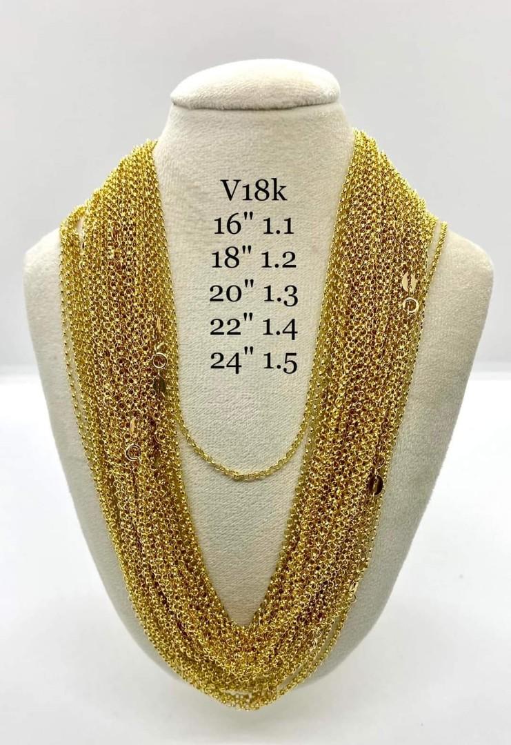 18K Saudi Gold Tauco Chain on Carousell