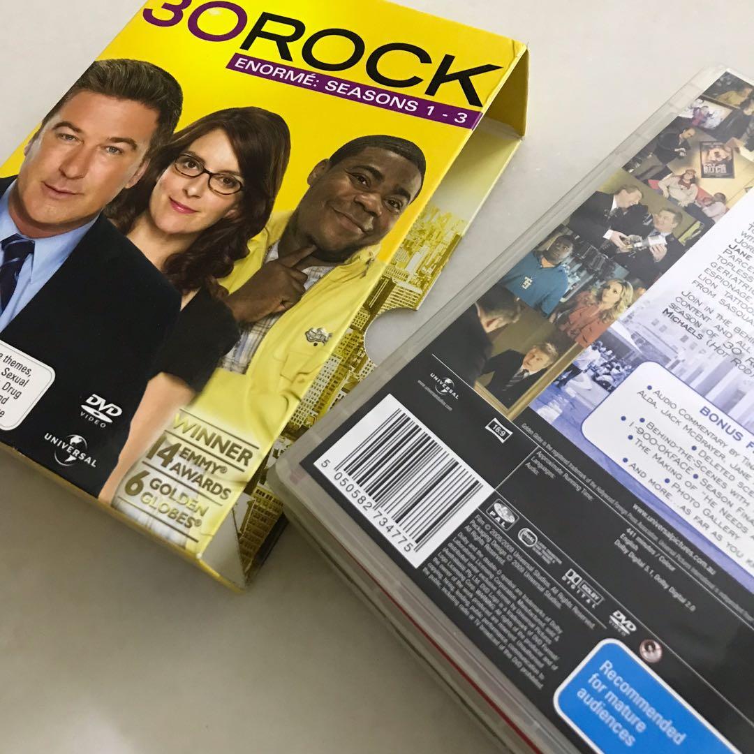 30 Rock DVD (Region 4) (Box Aus), Hobbies & Toys, Music & Media, CDs & DVDs on Carousell