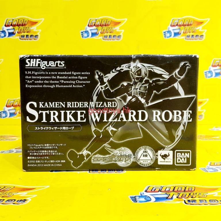 全新未開封 BANDAI 幪面超人 魔法師 KAMEN RIDER WIZARD SHF STRIKE WIZARD ROBE, 興趣及遊戲 ...