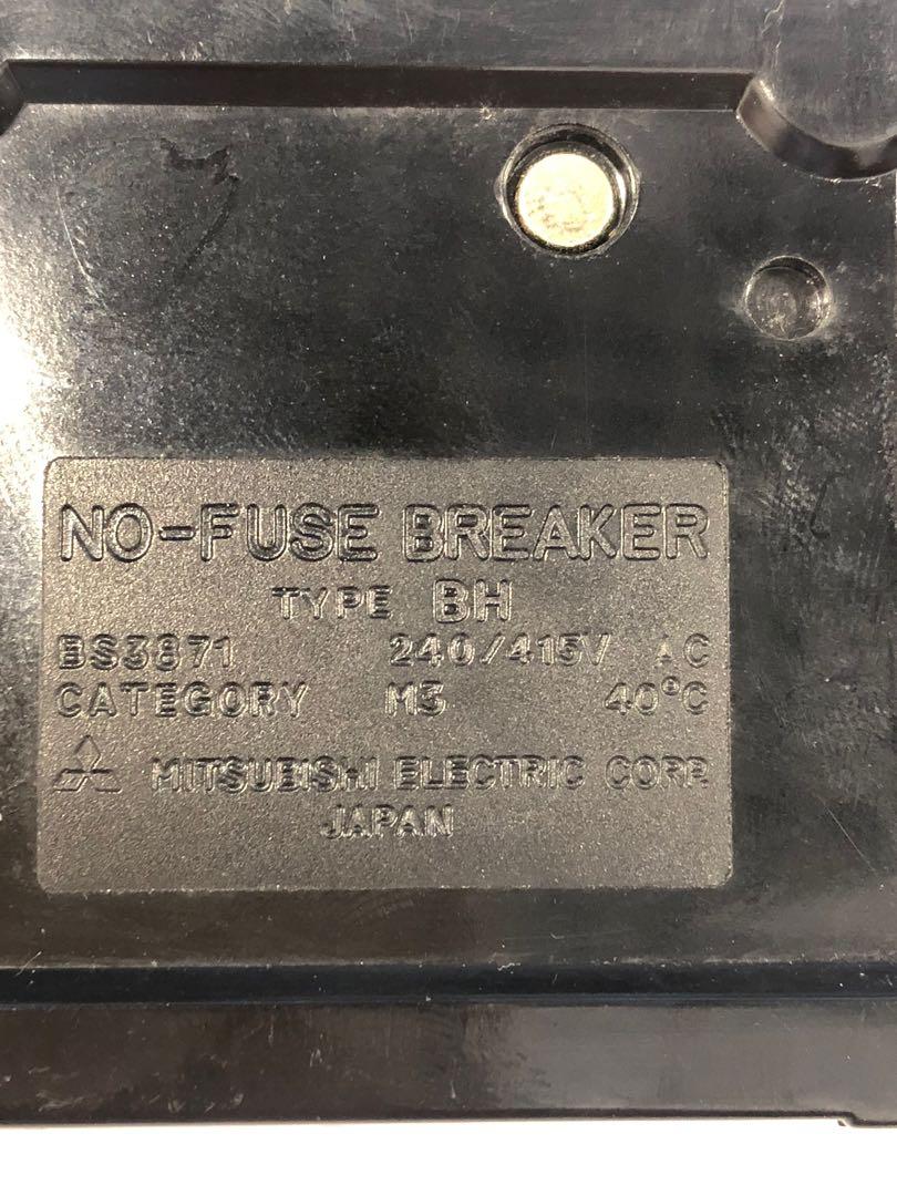 三凌 Mitsubishi No-fuse Breaker NFB 斷路器, 家庭電器, 轉插器及插頭 - Carousell