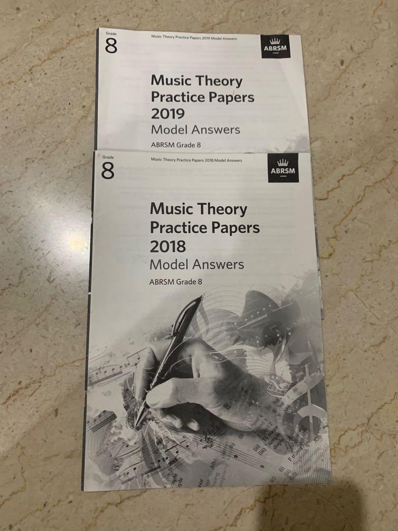 ABRSM Theory Grade 8 Model Answers (2018, 2109), Hobbies & Toys, Music ...