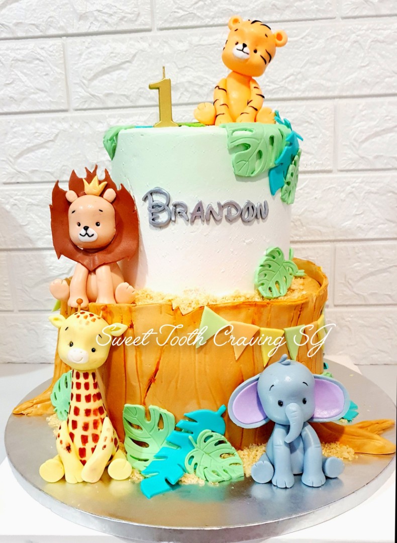 Animal Cake, Food & Drinks, Homemade Bakes on Carousell