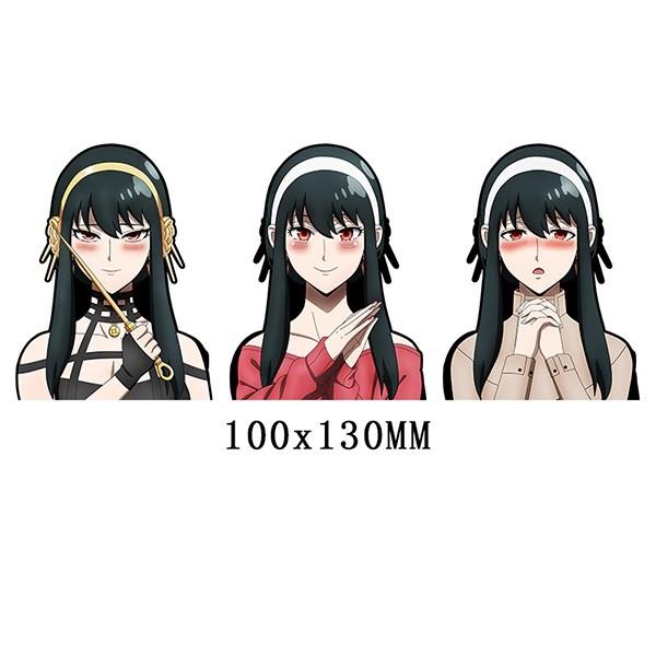 Anya forger yor forger Car decals SPY X FAMILY motion waterproof PVC ...