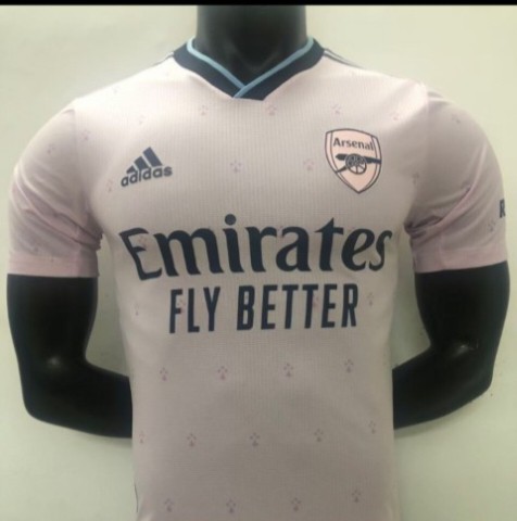 Arsenal 3rd pink player version2023 jersey, Men's Fashion, Activewear ...