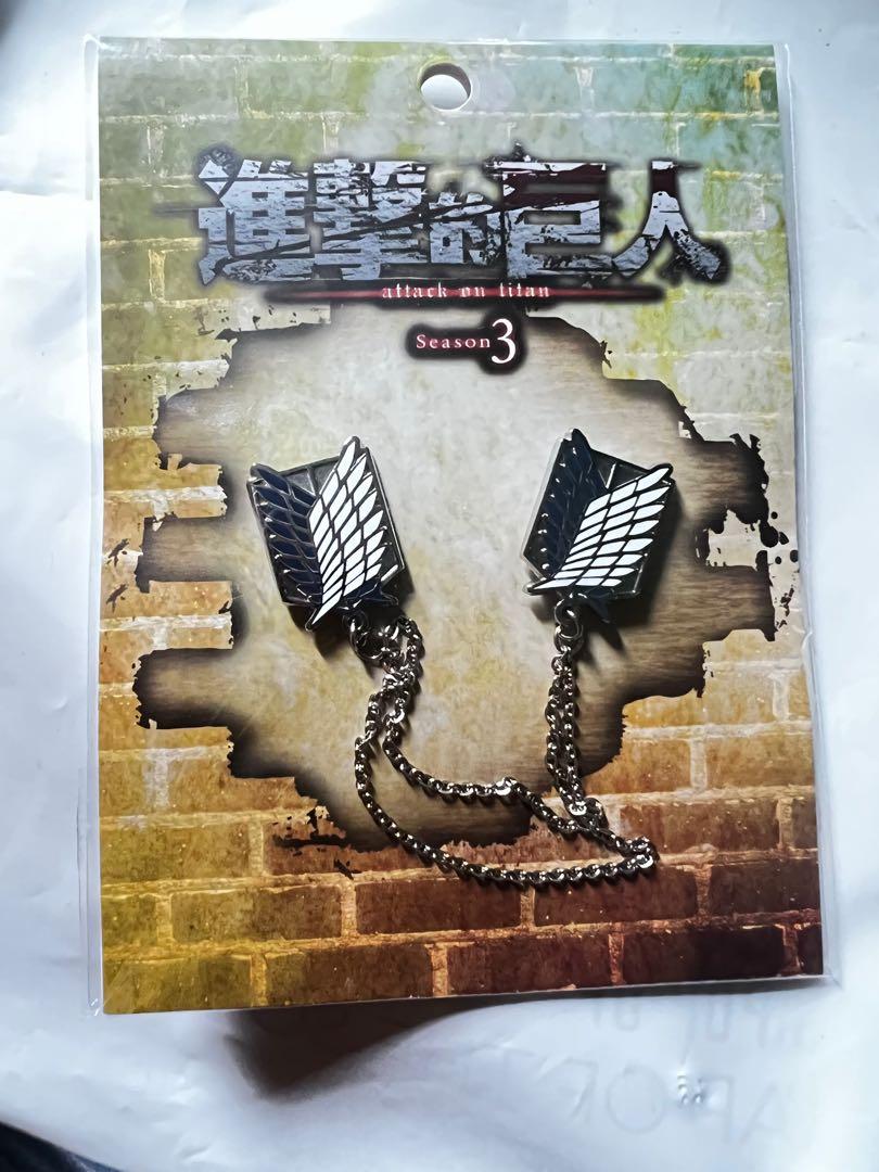 Attack On Titan AOT enamel pins batch, Hobbies & Toys, Memorabilia ...