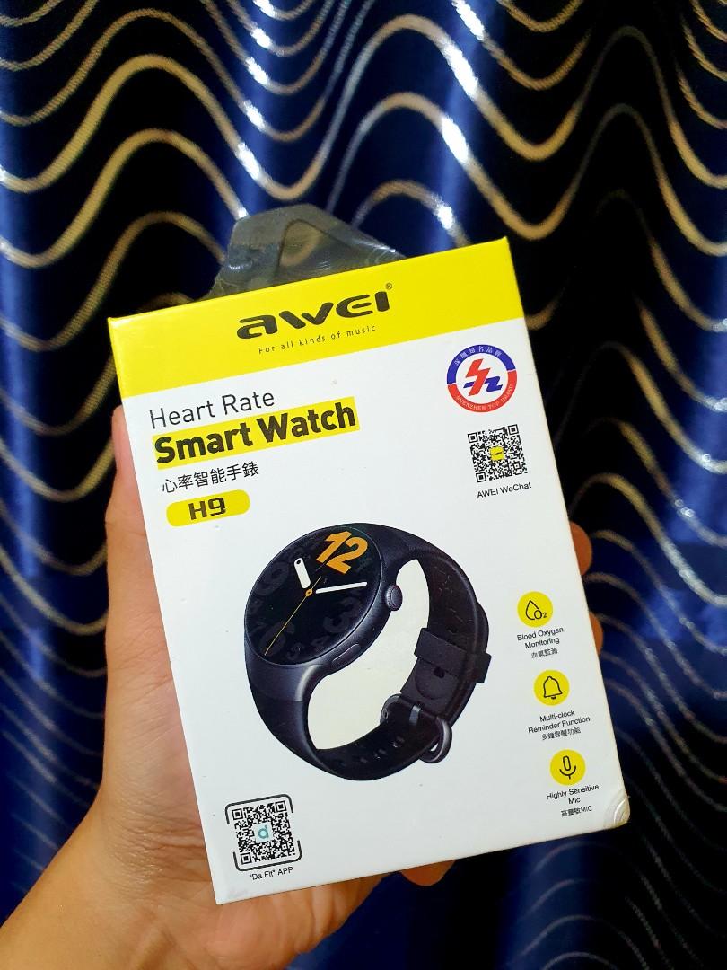 Awei smartwatch H9 NEWEST smartwatch WATERPROOF BLUETOOTH Onhand ...