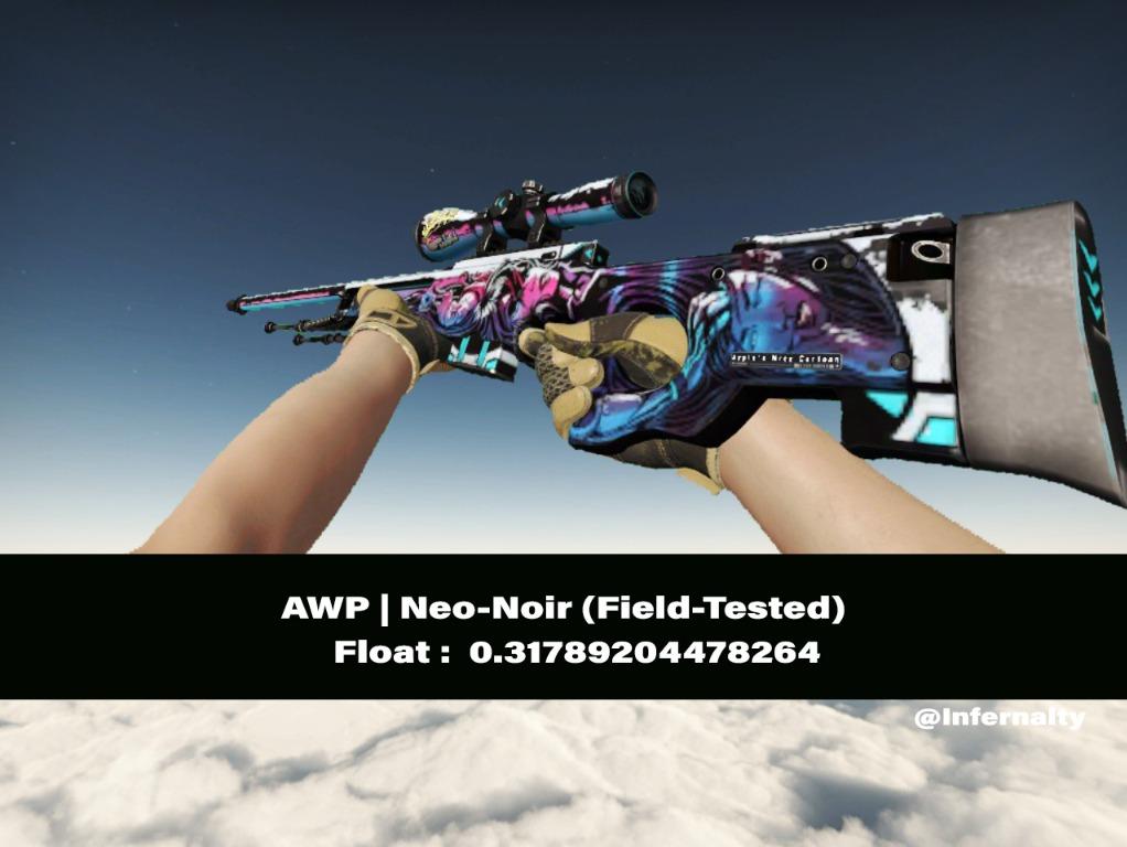AWP Neo Noir FT CSGO SKINS KNIVES, Video Gaming, Gaming Accessories, In ...