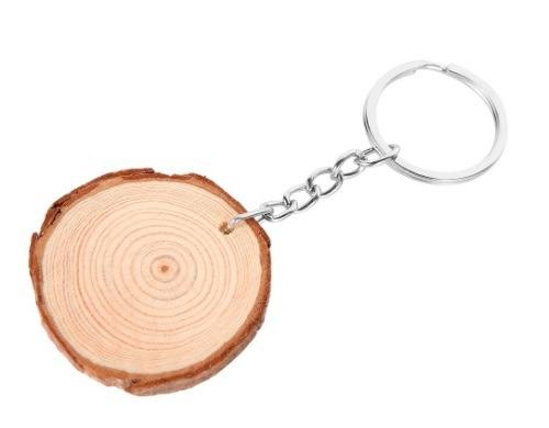 Blank wooden log keychain for customised engraving use, Everything Else ...